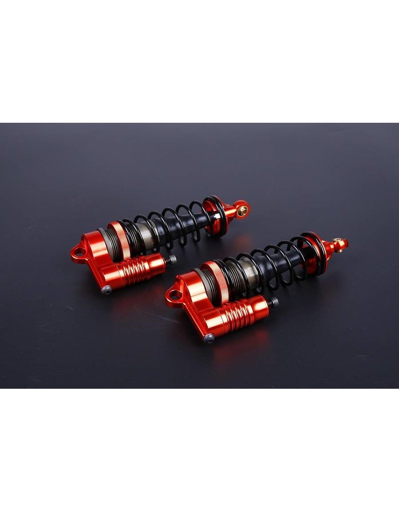 LT CNC alloy front shocks with buffer caps (2pc.) - RovanSports.nl