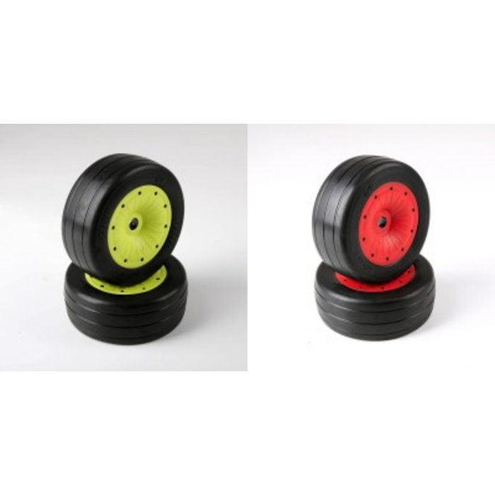 LT / Losi 5T sealed beadlocks slick tires (also fit for BAJA 4WD/SLT ...