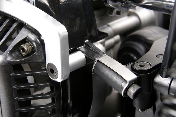 Baha engine cover reinforced frame (silver or orange) - RovanSports.nl