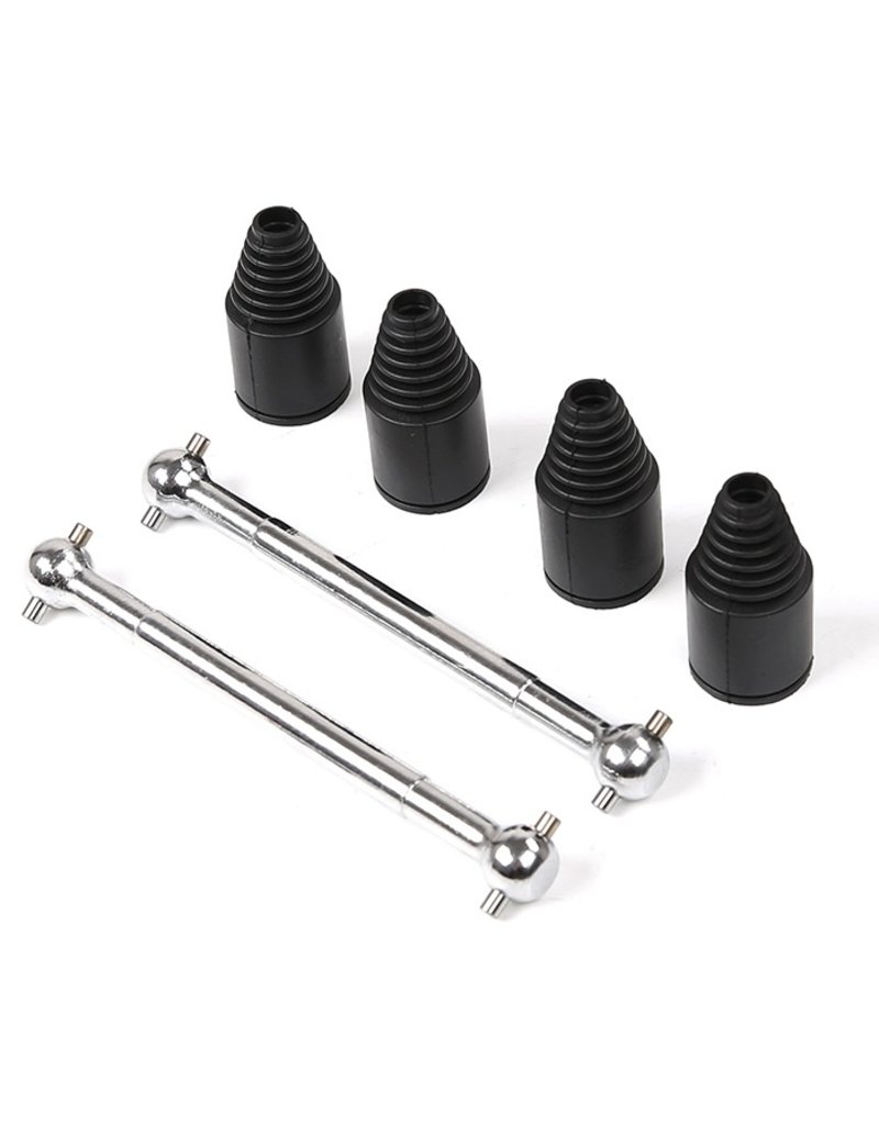 9mm shaft pin press-fit half shaft kit with black or red axle boot ...