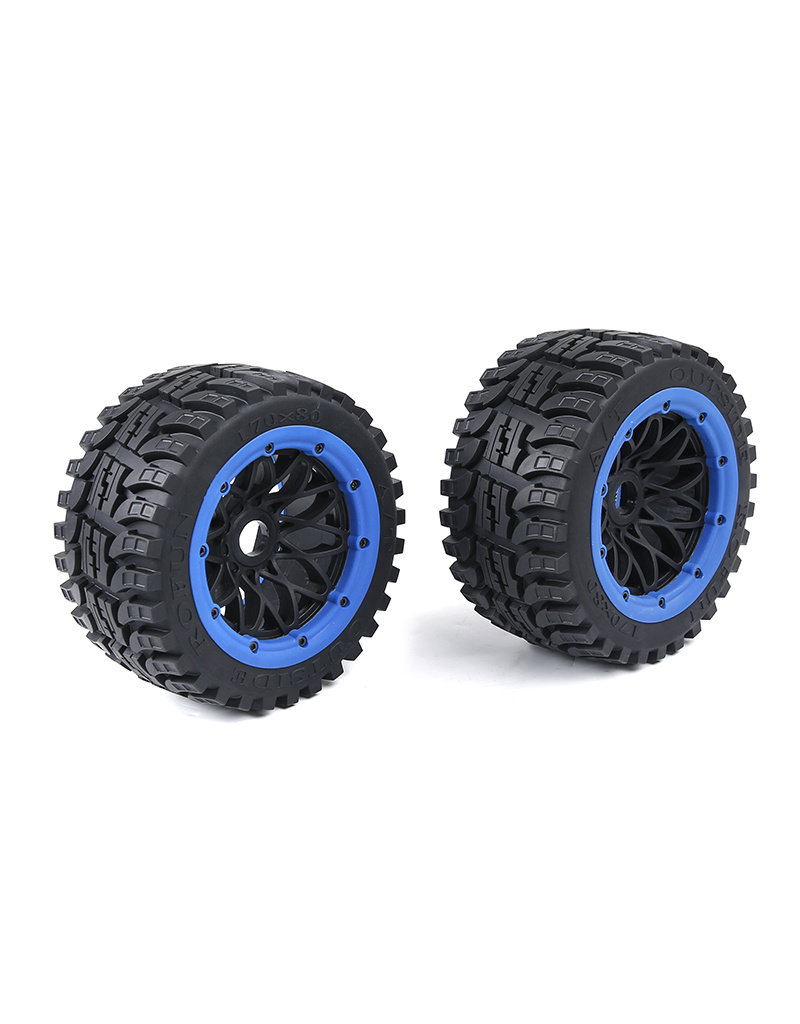 Baha 2nd gnt AT (all terrain) Wheel Tire Front 170x60 (2pcs) with black ...