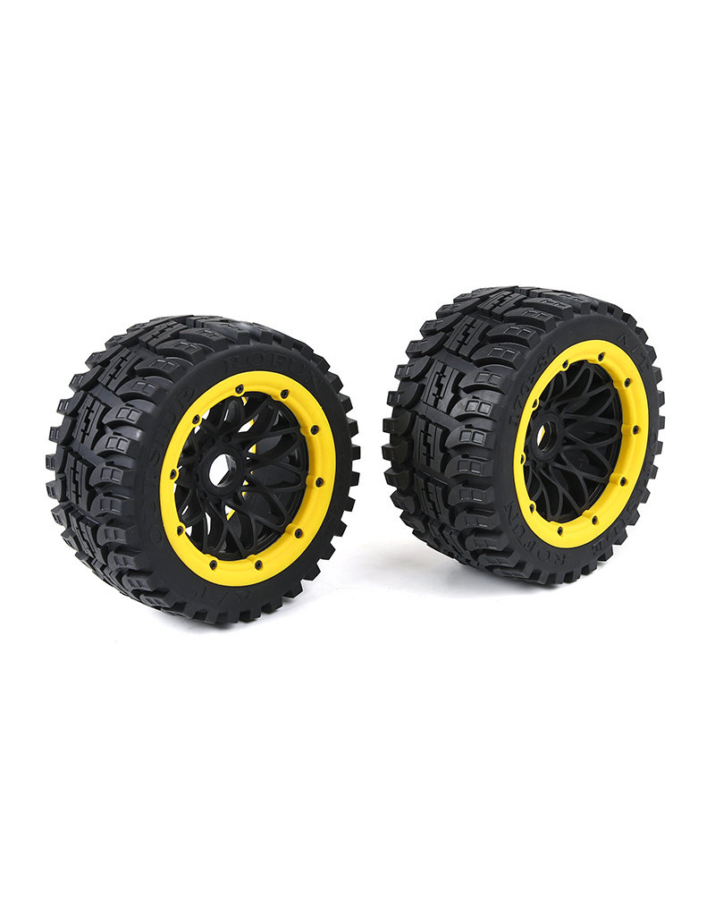 Baha 2nd gnt AT (all terrain) Wheel Tire Front 170x60 (2pcs) with black ...