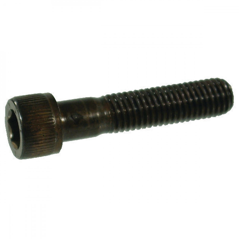 Cylinder Allen bolt (hexagon socket bolt) black metal M6x40-25 (10 pcs ...