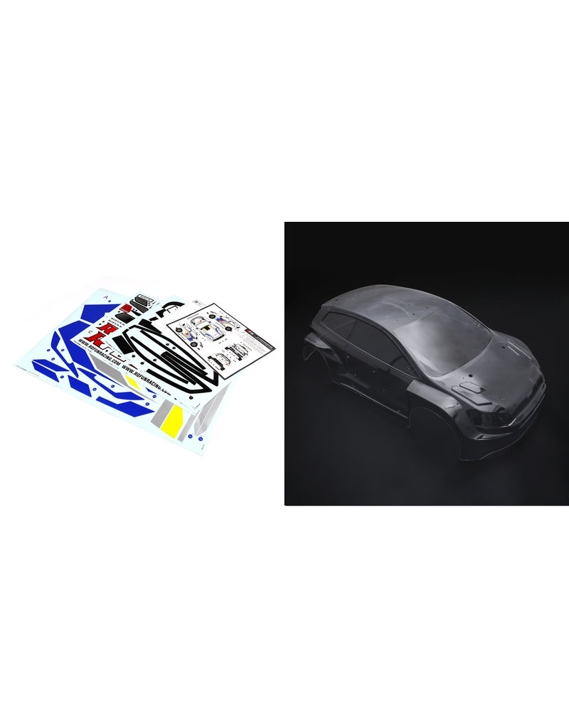 RF5 transparent car shell / RF5 clear body with body stickers ...
