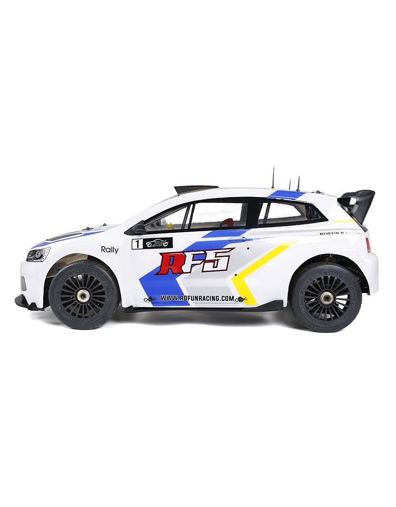 Rofun RF5 rally model ROLLER met gekleurde of doorzichtige body - RovanSports.nl