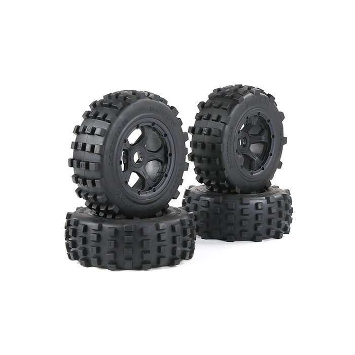 BAHA 5T/5SC/5FT 2nd Generation Wasteland Tire Assembly Complete Vehicle ...