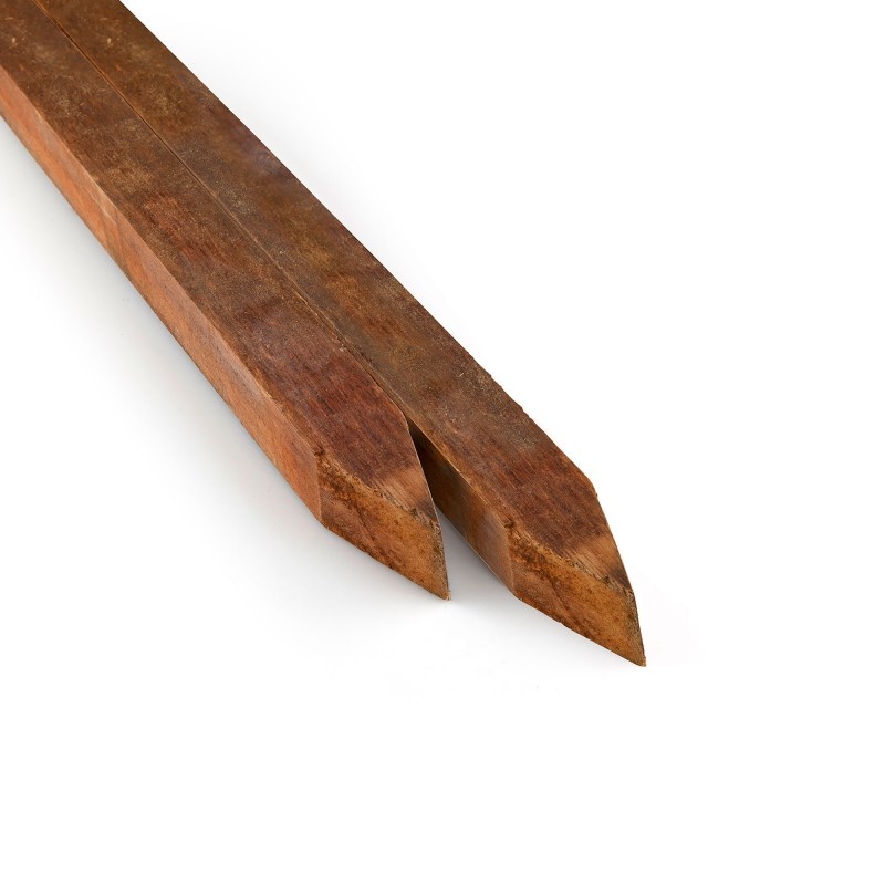 Azobe piket 40x40mm - Houthandel Roosendaal BV