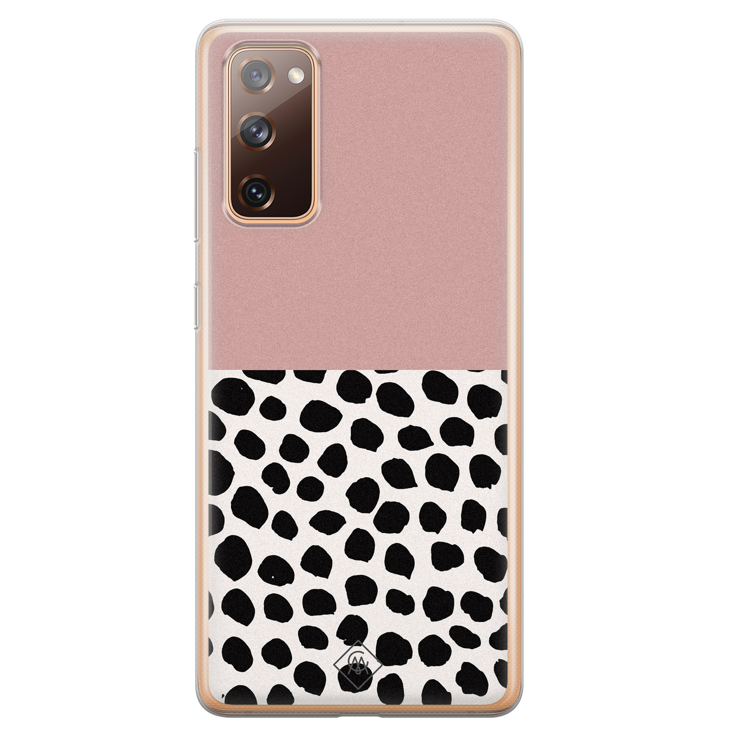 Samsung Galaxy S20 FE siliconen hoesje - Pink dots - Casimoda.nl