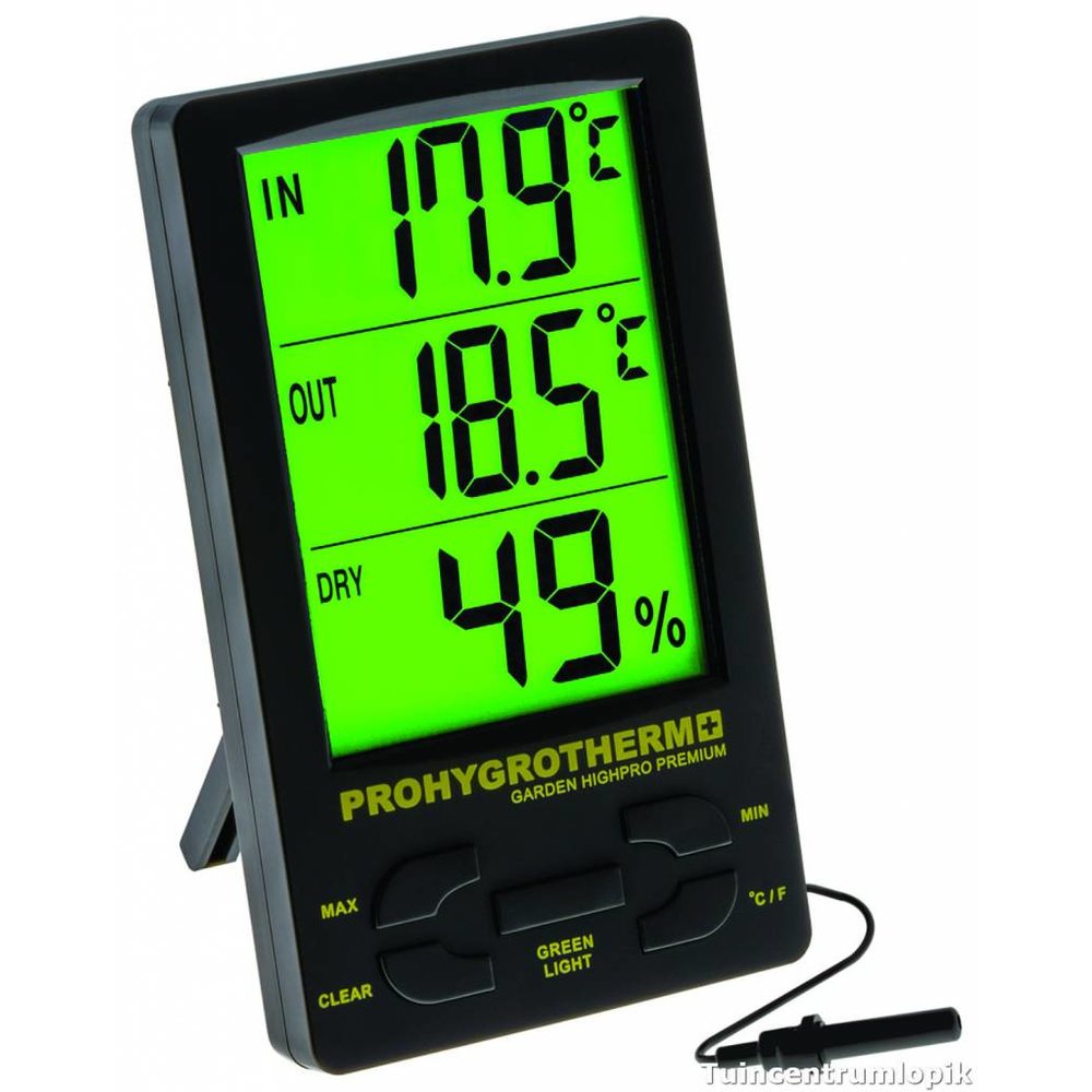 GARDEN HIGHPRO THERMO/HYDRO METER PRO - Tuincentrumlopik