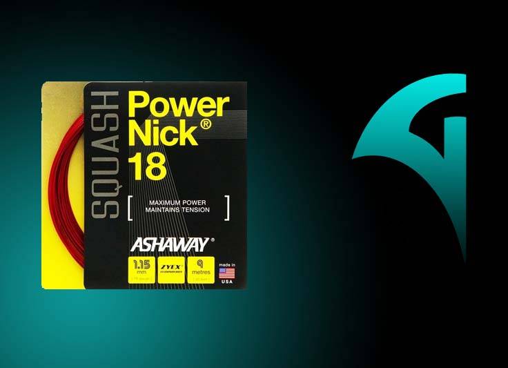 Gannon Sports - Ashaway Powernick Squash Restring - Gannon Sports