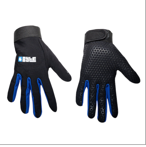 Byte Skin Glove Junior (2023) Black/Royal - Gannon Sports