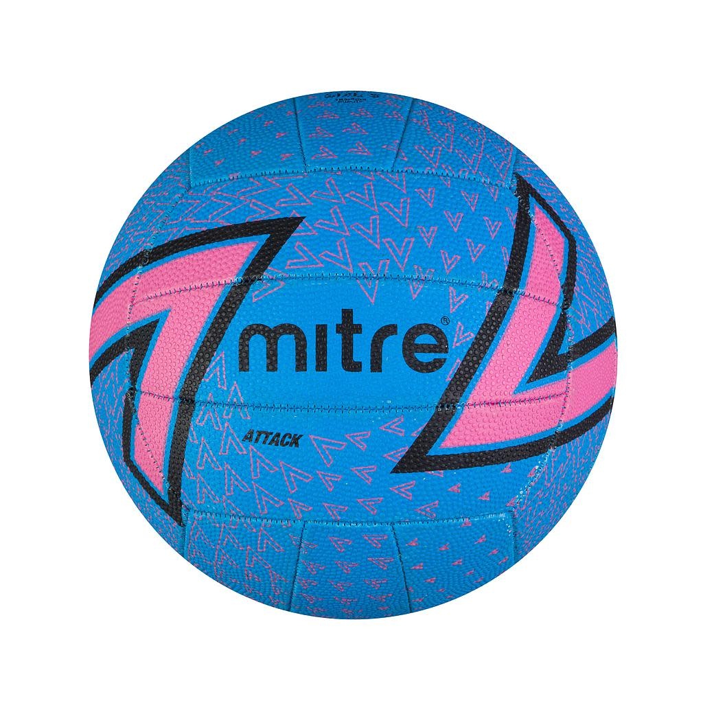 Mitre Attack Netball Blue/Pink - Gannon Sports