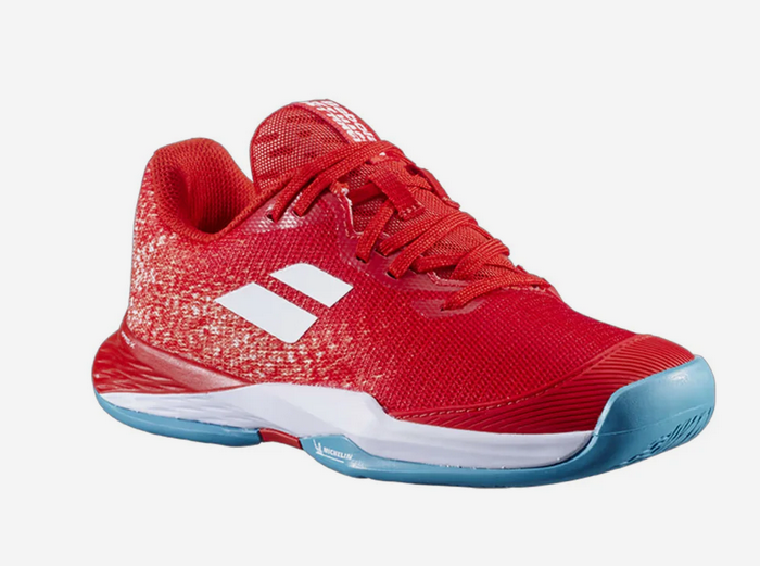 Babolat Jet Match 3 Girls Tennis Shoe (2025) Fiesta Red - Gannon Sports