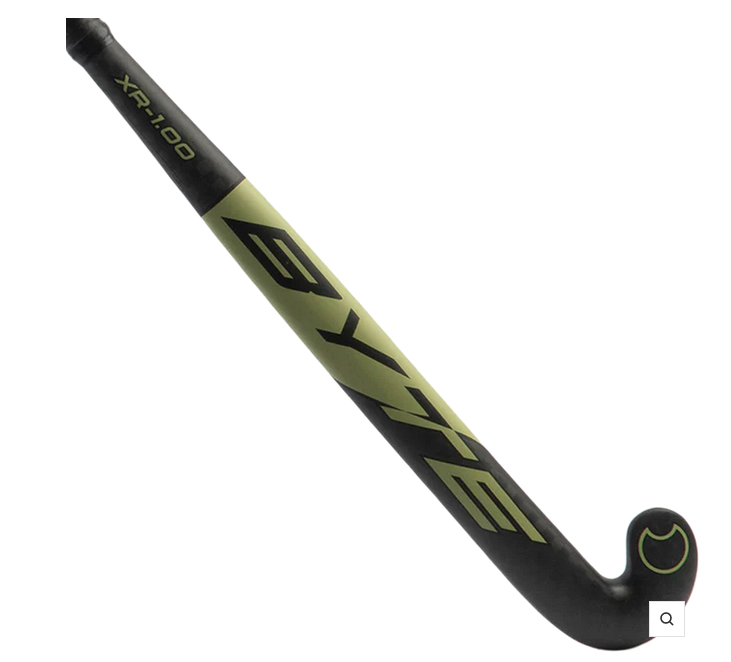 Byte XR1 Hockey Stick (2025), Black/Green - Gannon Sports