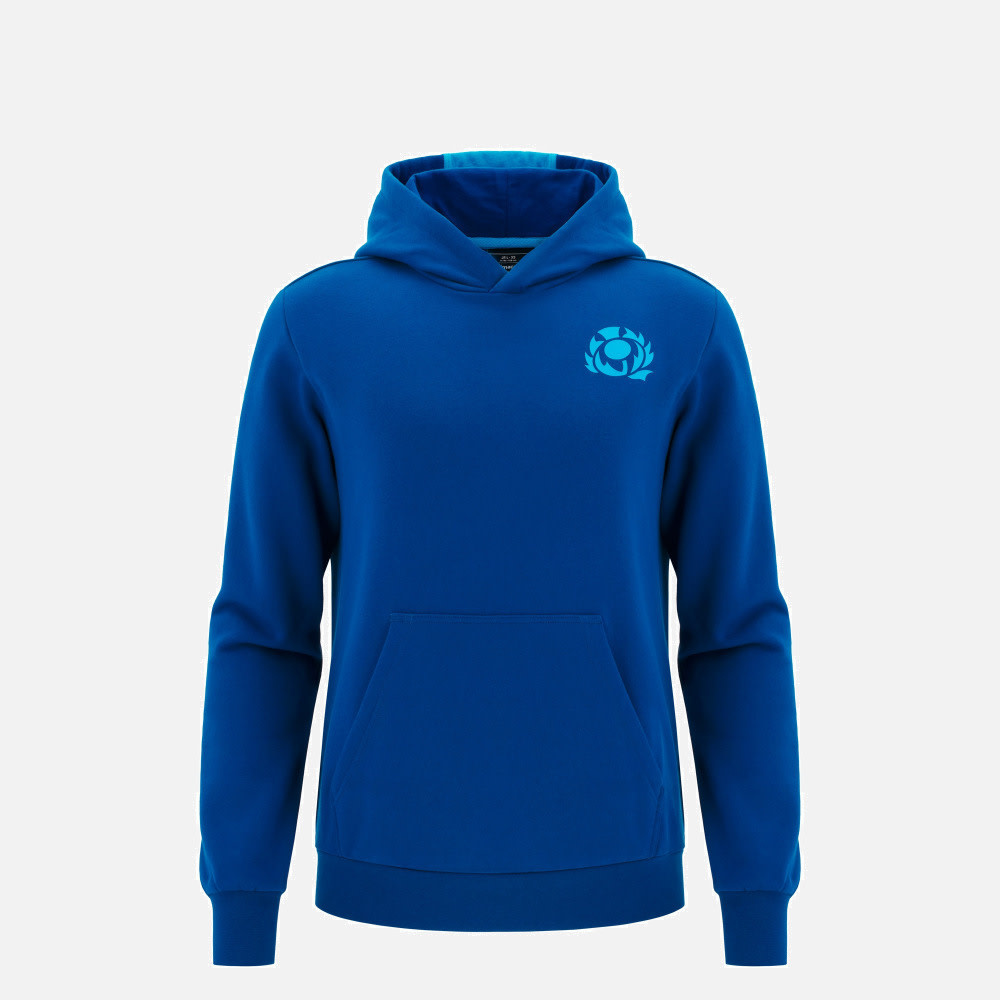 Macron SRU 25/26 Junior Leisure Hoody (2025) Blue - Gannon Sports