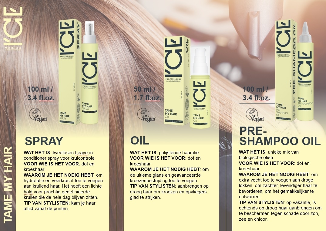 ICE-Professional TAME MY HAIR Straightening Cream, 100ml