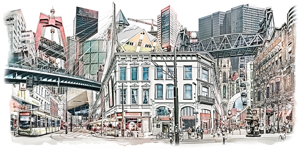 Rotterdam | Collage | In de mix | Hotspots | Kunst | Vintage | - KKEC