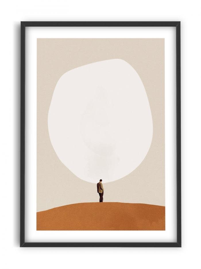Maarten Léon overthinking | 30x40cm | Art print | KKEC Webshop - KKEC
