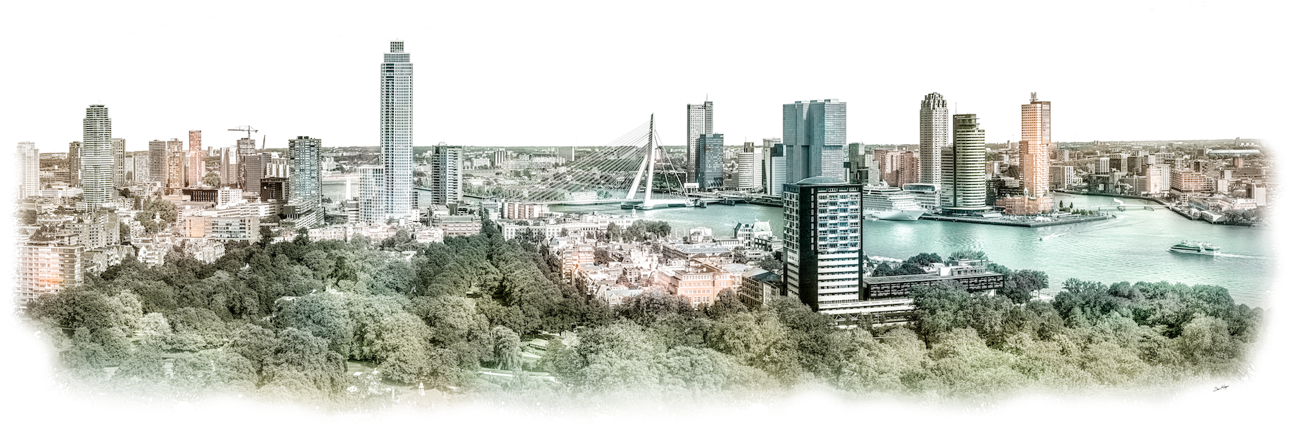 Panorama Rotterdam color icons - KKEC