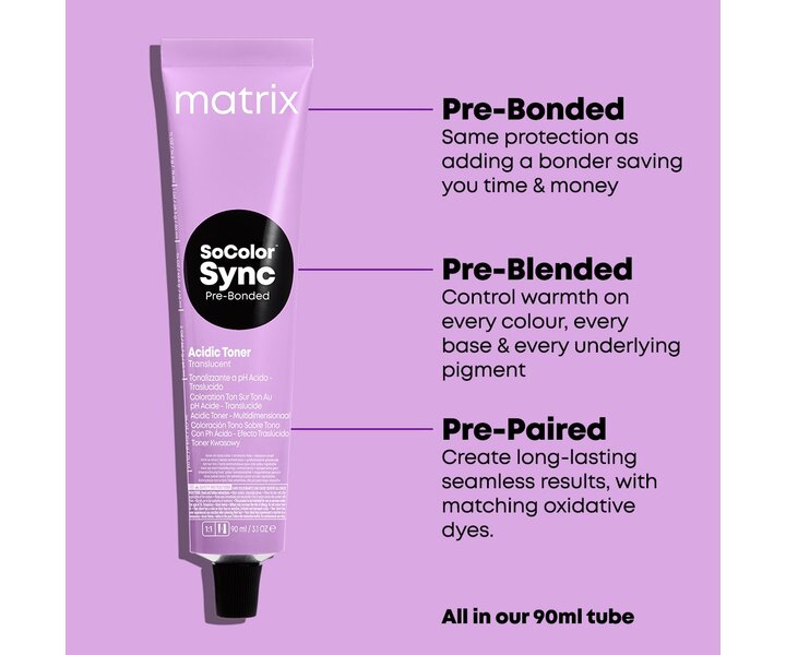 Matrix SoColor Sync Tone on Tone shop je voordelig bij Haarspullen.nl ...