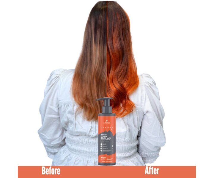 Schwarzkopf Chroma ID Bright Copper Mask morgen in huis? - €27,95 ...