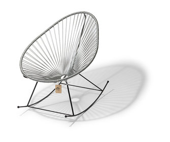Acapulco rocking chair silver grey | The Original Acapulco chair