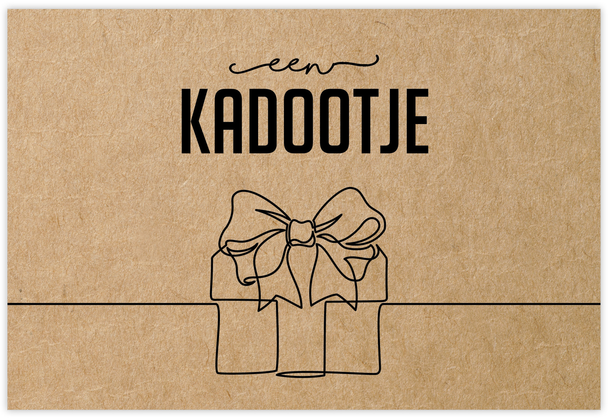 Kadobon Easy 25 st. Een kadootje - Give-X