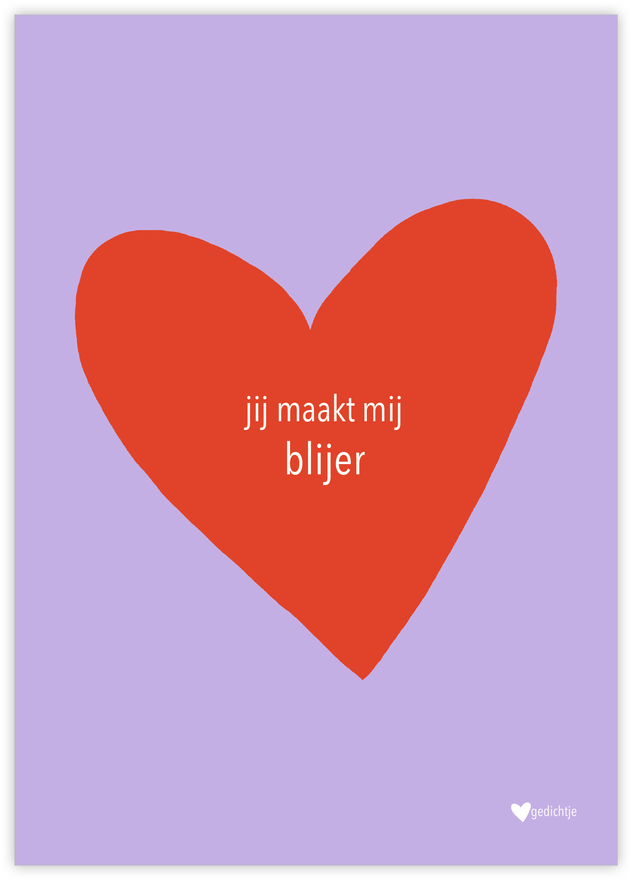 Postkaart Knipoog 12 st. Jij maakt mij blijer - Give-X