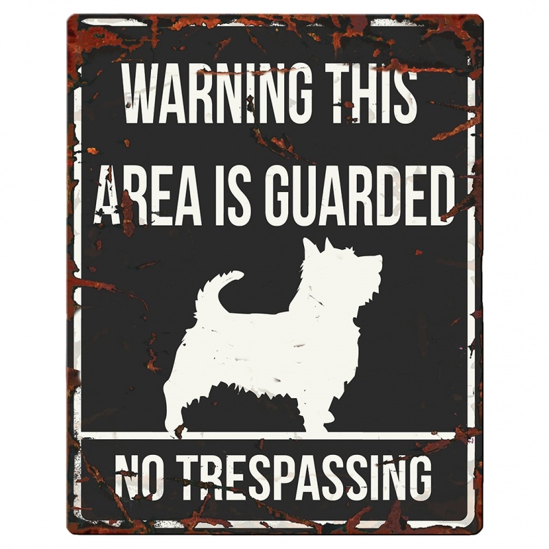 D&D Warning Sign Terrier - PetsGifts