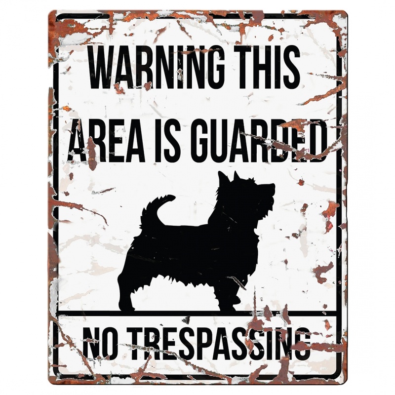 D&D Warning Sign Terrier - PetsGifts