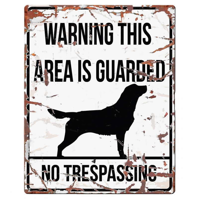 D&D Warning Sign Retriever - PetsGifts