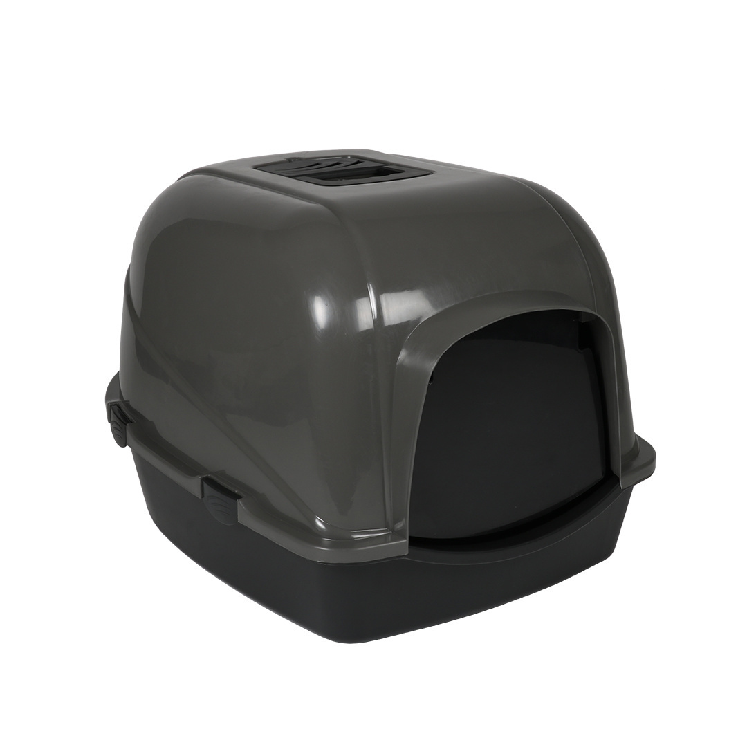 Europet Cat Litter Box Prism 70 GT Zen Series Dark Grey - PetsGifts