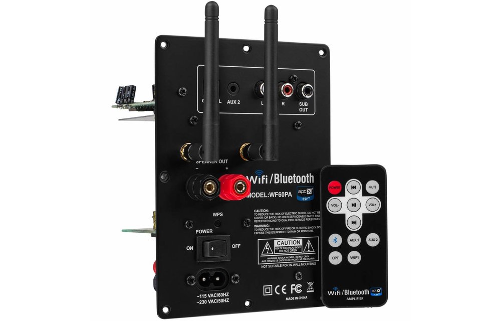 2.1 plate amplifier with bluetooth