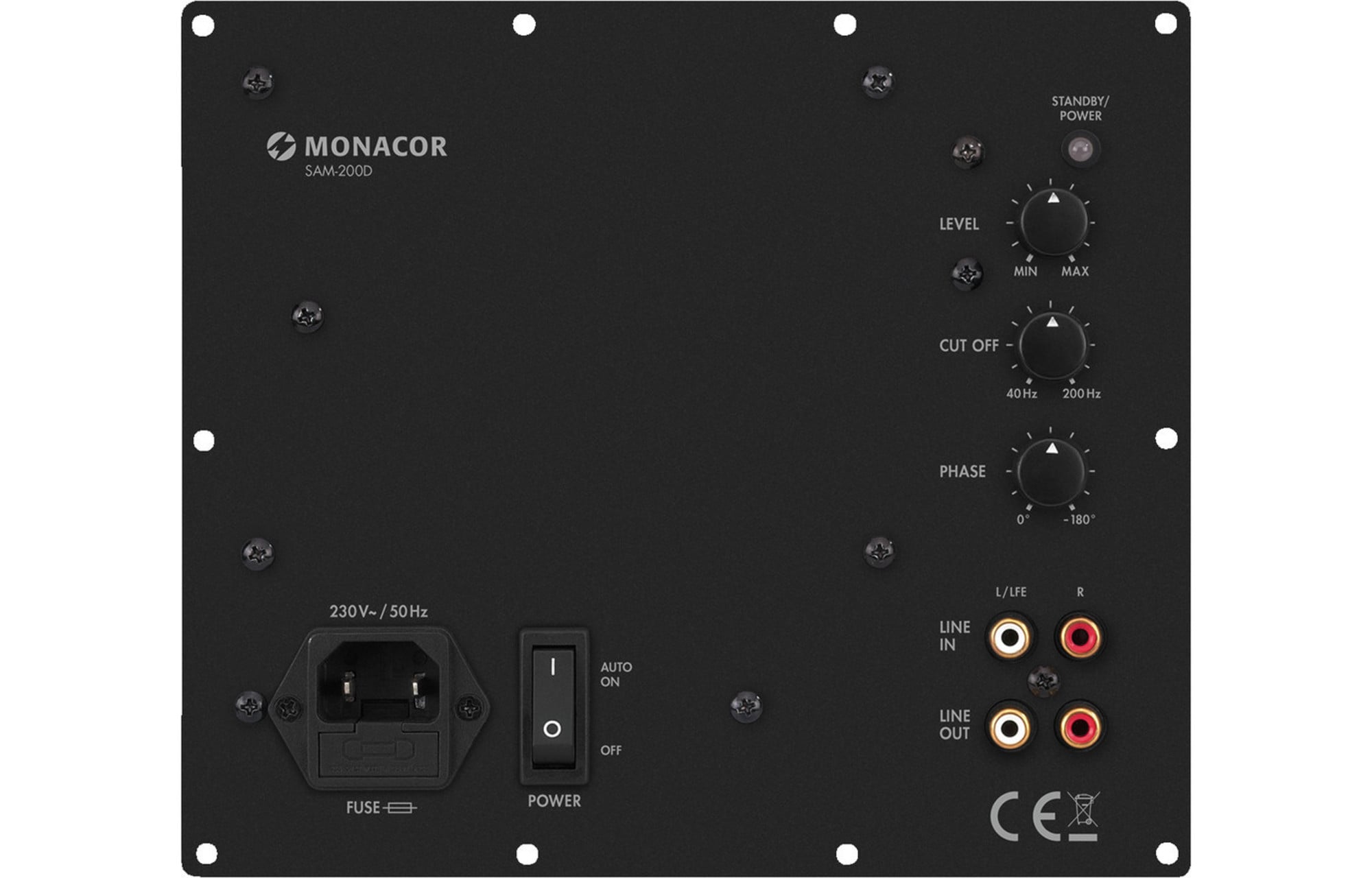 Order the Monacor SAM-200D plate amplifier - SoundImports