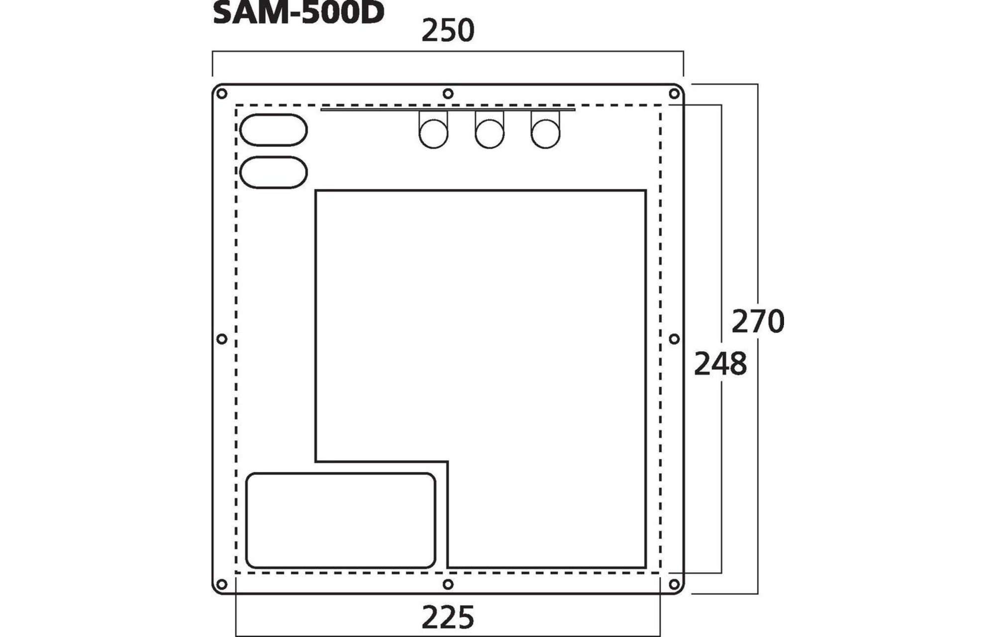 Order the Monacor SAM-500D plate amplifier - SoundImports