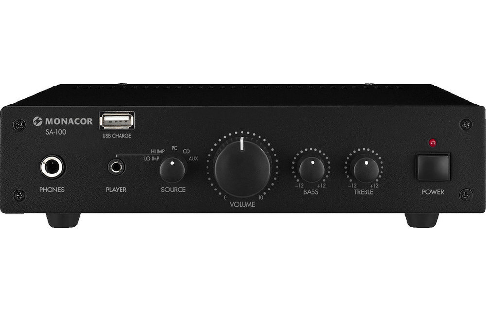Order the Monacor SA-100 amplifier - SoundImports