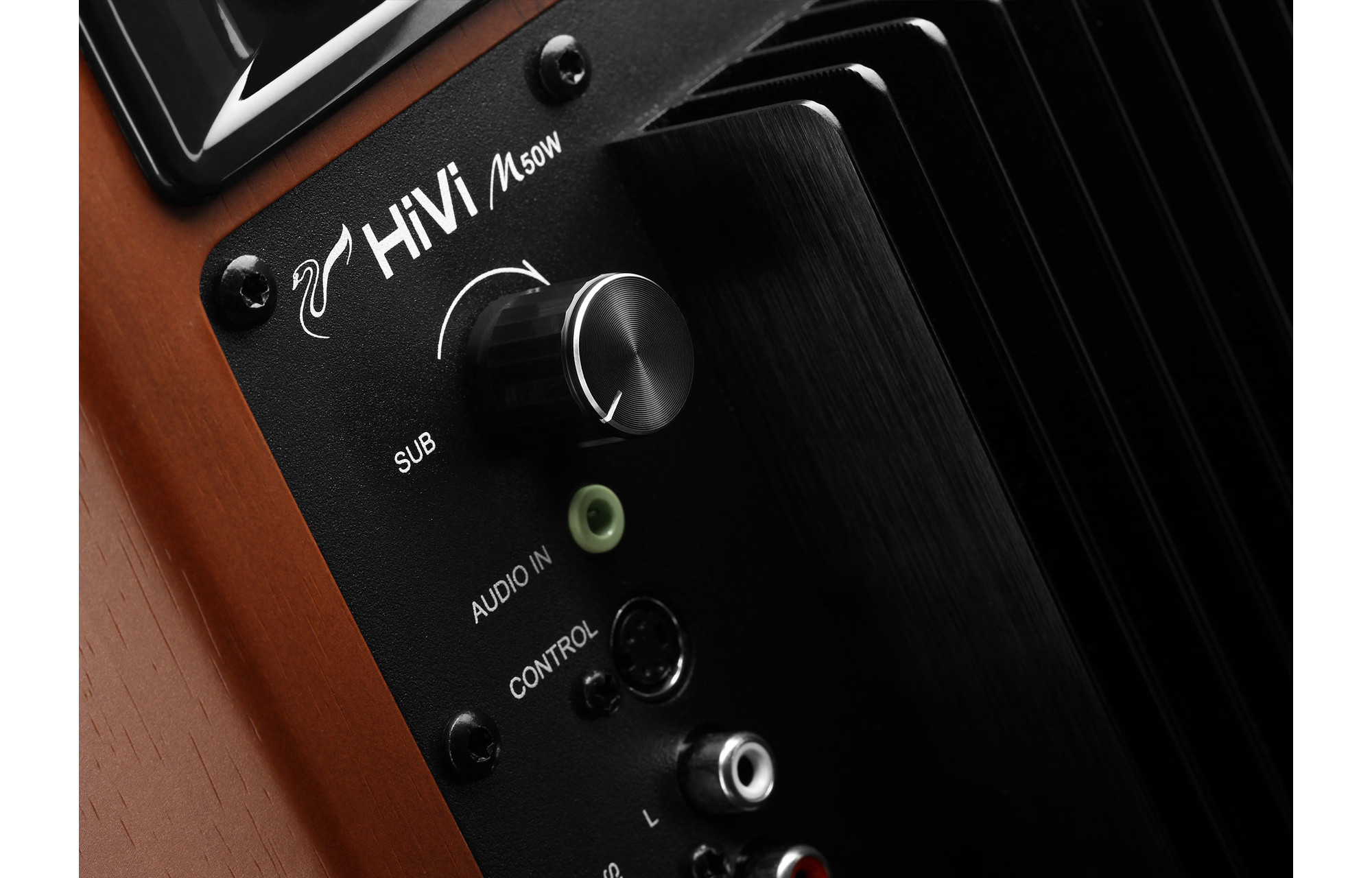 Order the HiVi Swans M50WMKIII Active BT Bookshelf Speakers - SoundImports