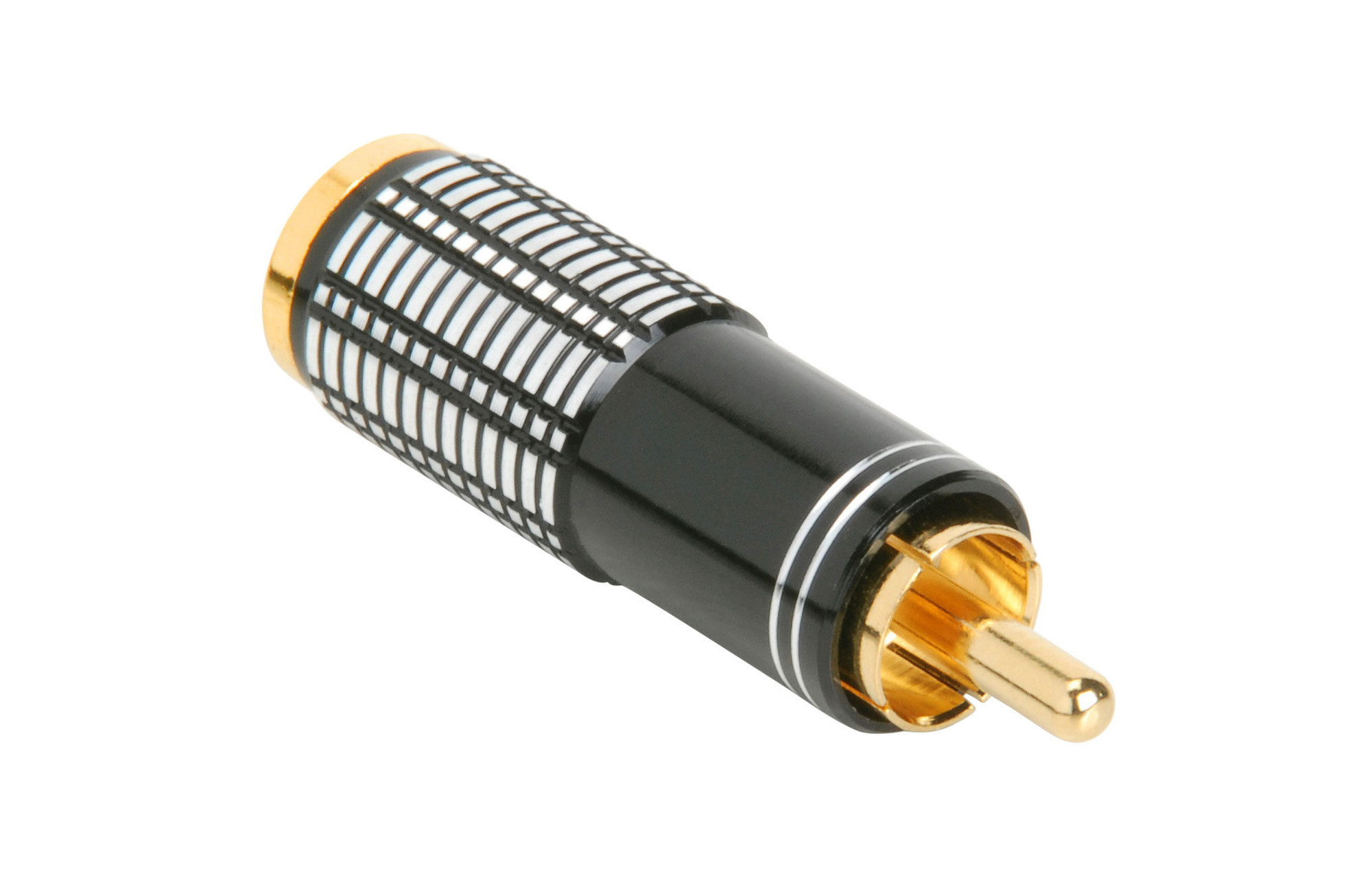 Order the Gold RCA Super Plug Connector Black 8mm Cable Entry ...