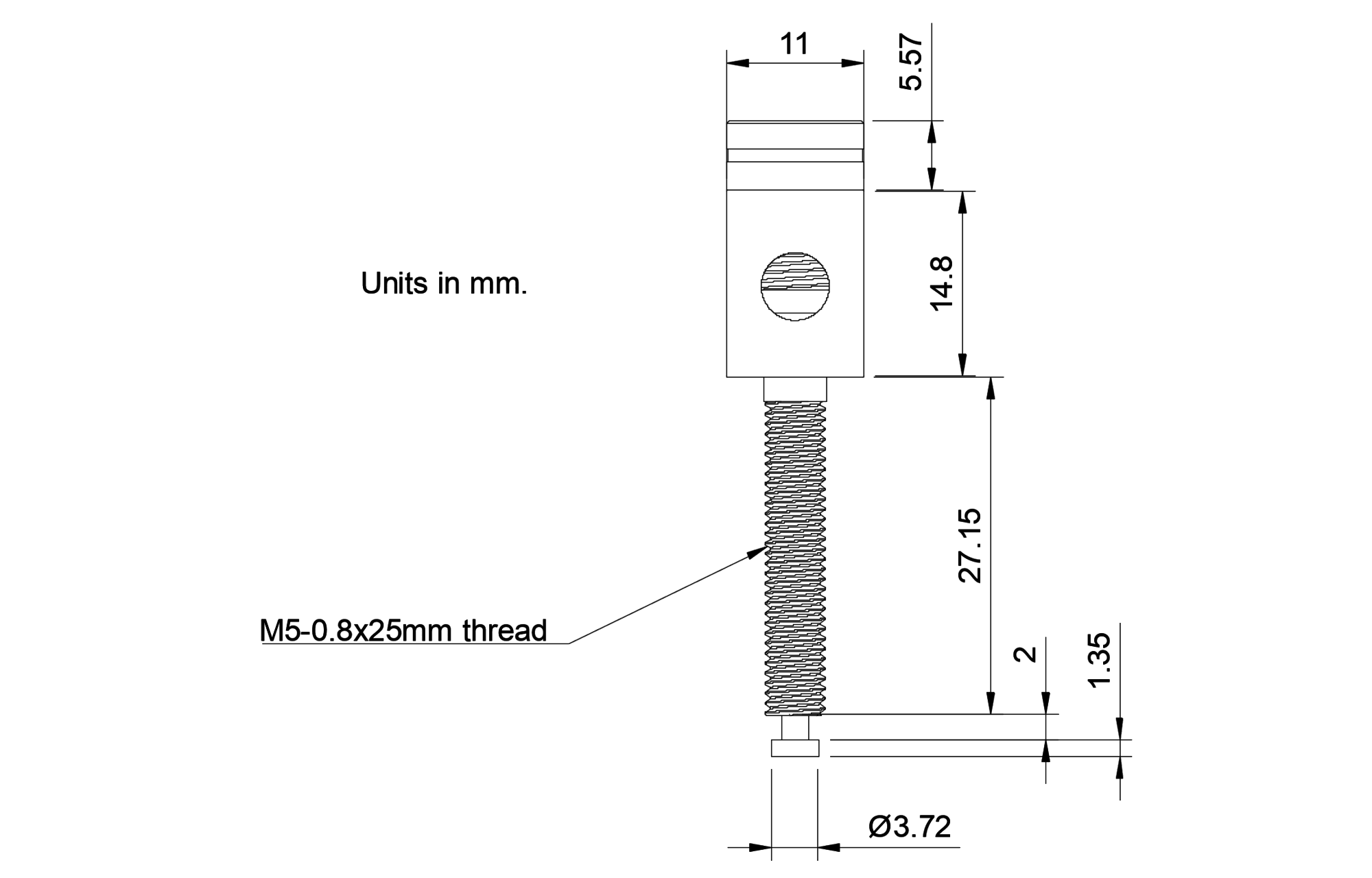 Order the Binding Post Banana Jack with 25.4 mm Thread 2 Pair Blac ...