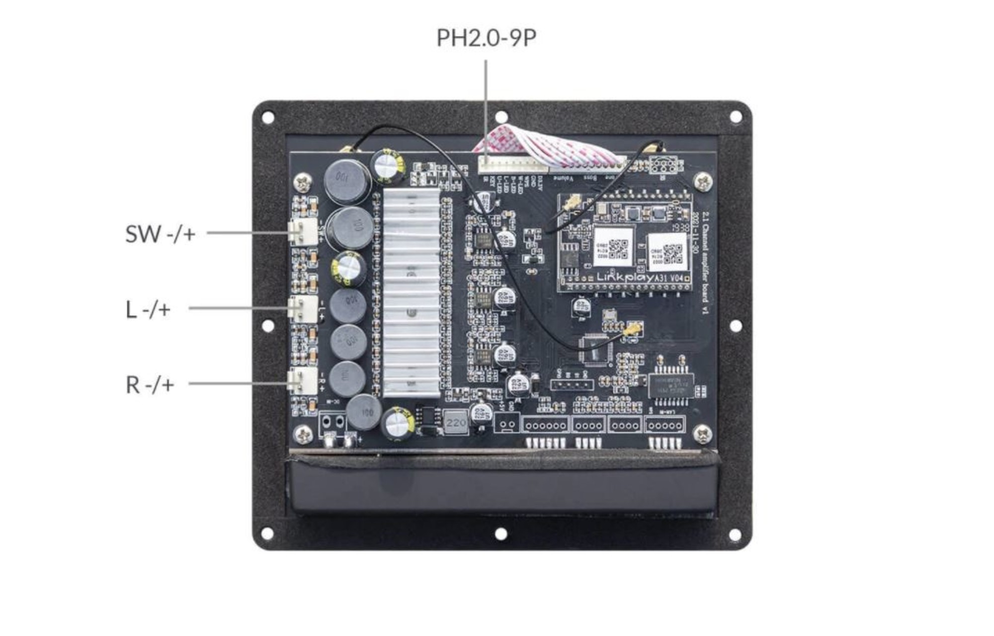 Order the Arylic Up2Stream Plate Amplifier 2.1 - SoundImports
