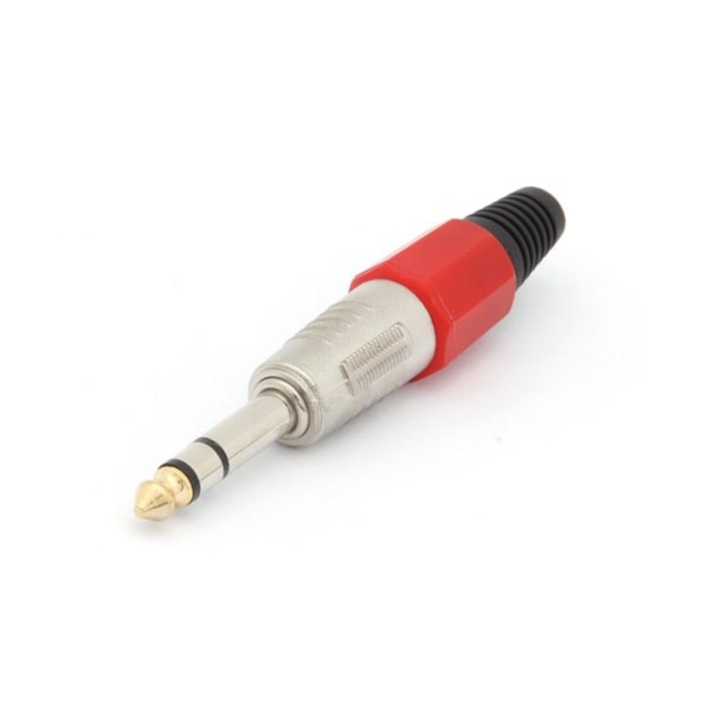 Order Male 6,35mm Stereo Jack | Red - SoundImports