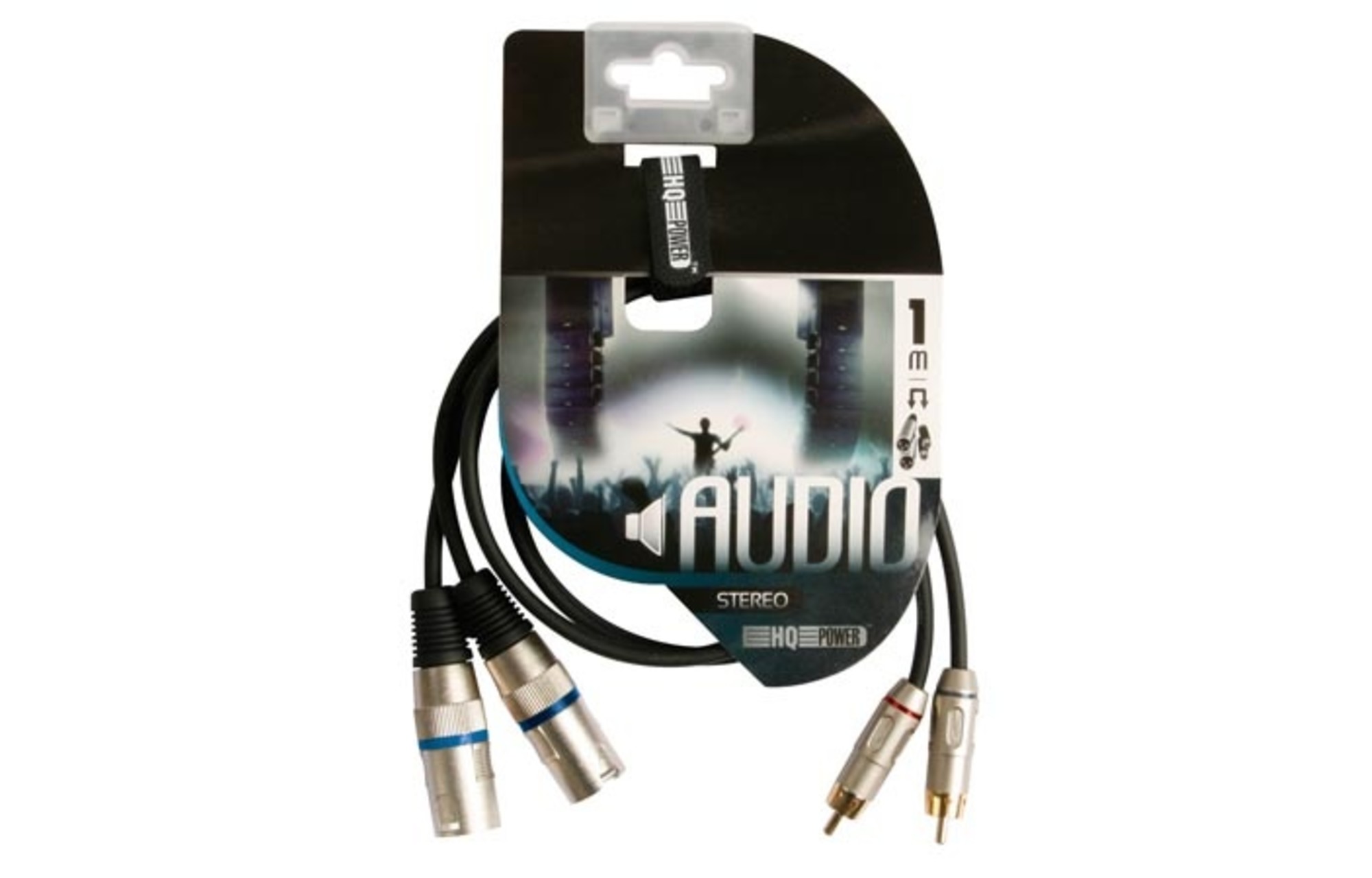 Order the XLR-RCA Cable 2 x XLR to 2 x RCA MALE | 1 Meter - SoundImports