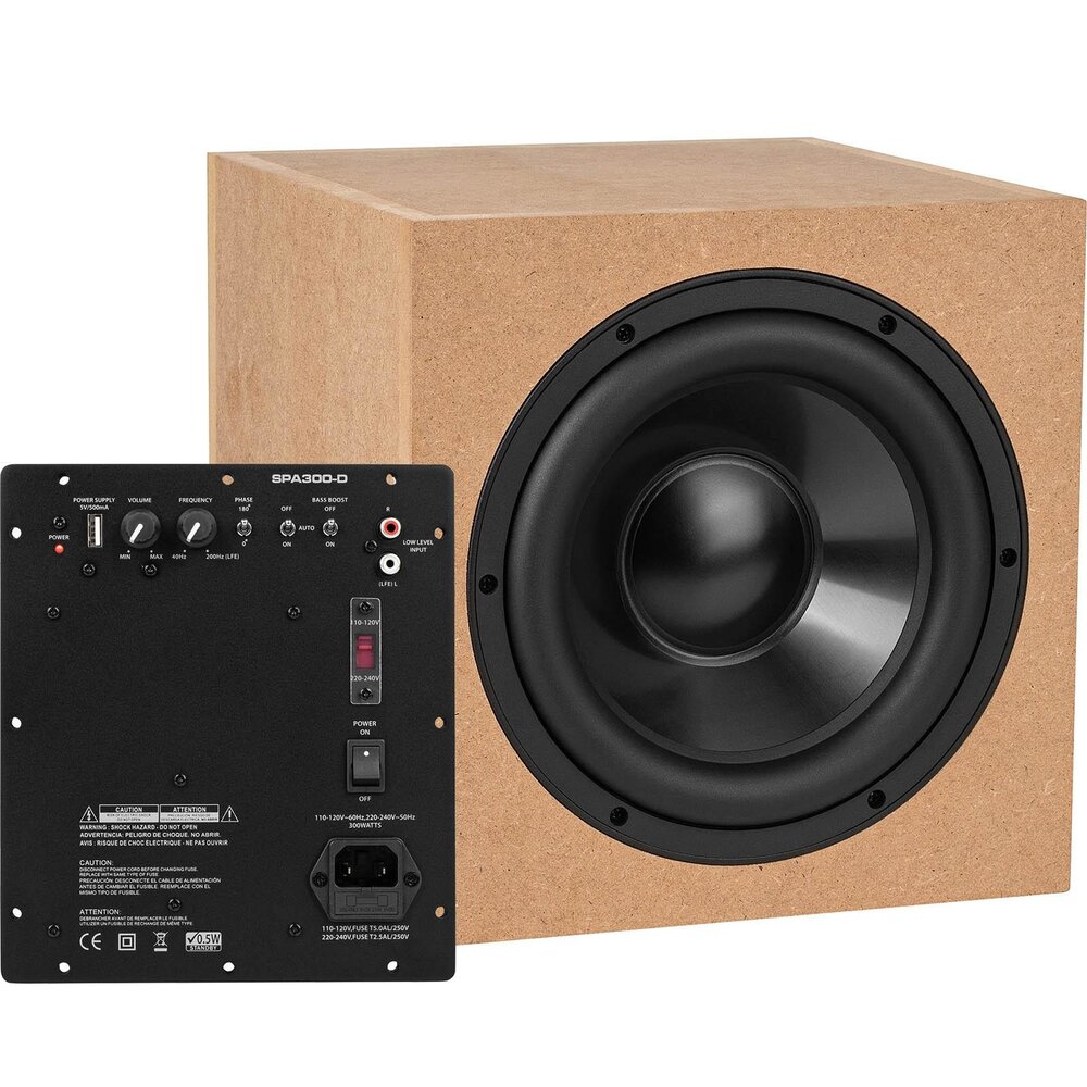 Order the Powered Reference 8" Mini Subwoofer Kit - SoundImports