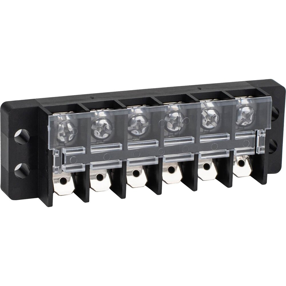 Order Terminal Strip 6-Pole 20A Half Screws / Half Male Terminals ...
