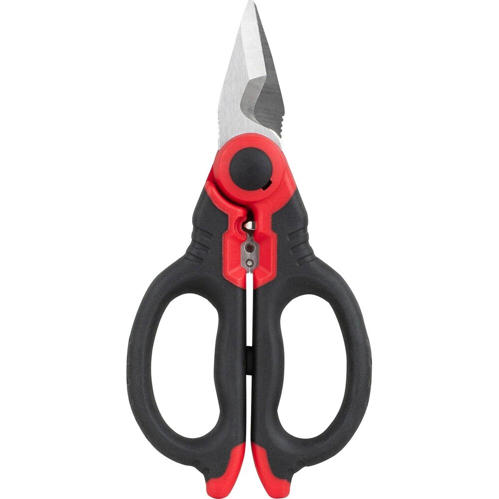 Order Heavy Duty Electricians Scissors with Built-in Crimper and Belt ...