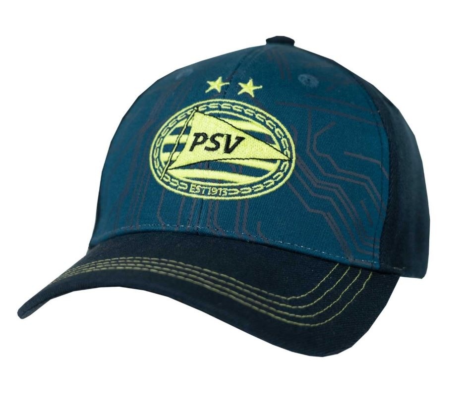 PSV Cap Blauw Geel Senior - West coast Classics BV