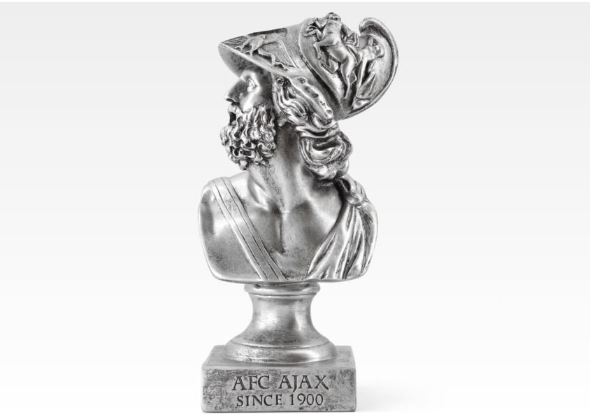 Ajax Borstbeeld zilver 27,5cm - West coast Classics BV