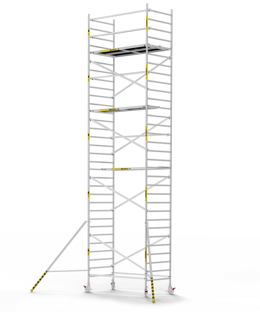 Panthera Basic geschoord rolsteiger 135x245x10,2m werkhoogte - Steigerdeals