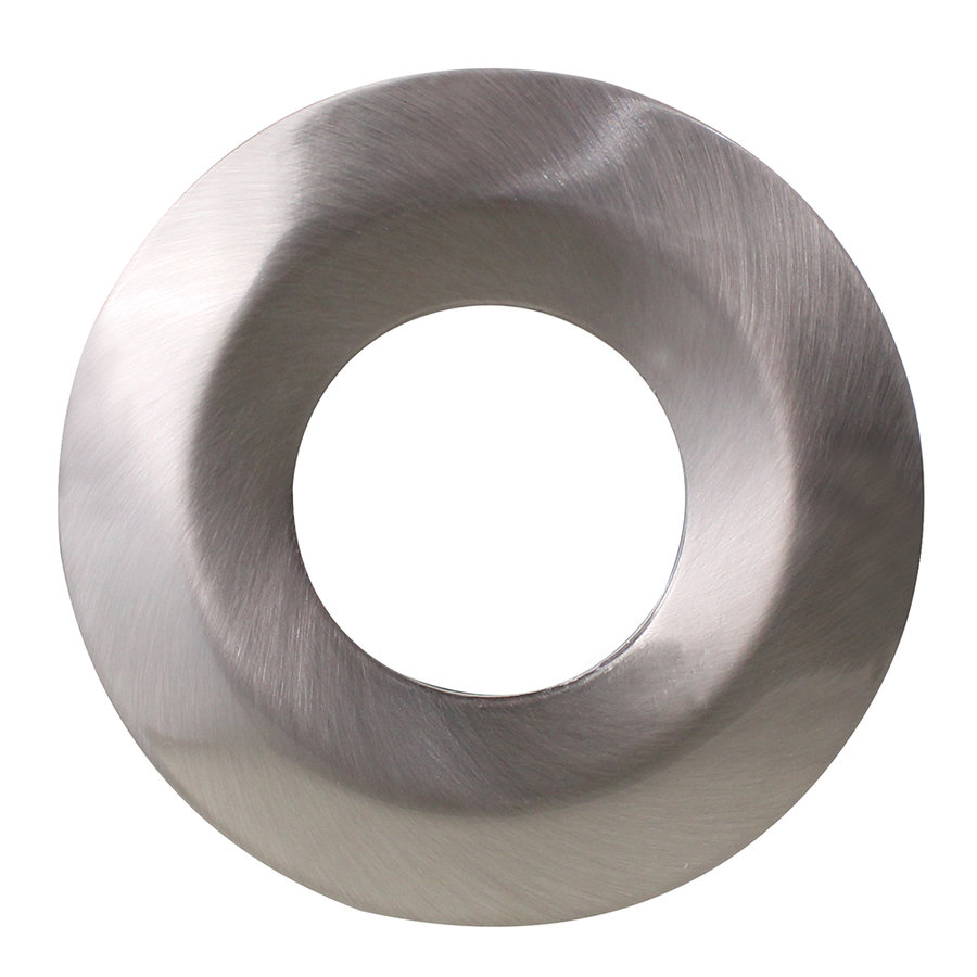 Brushed stainless steel cover ring - Dimmable LED downlight Venezia 6