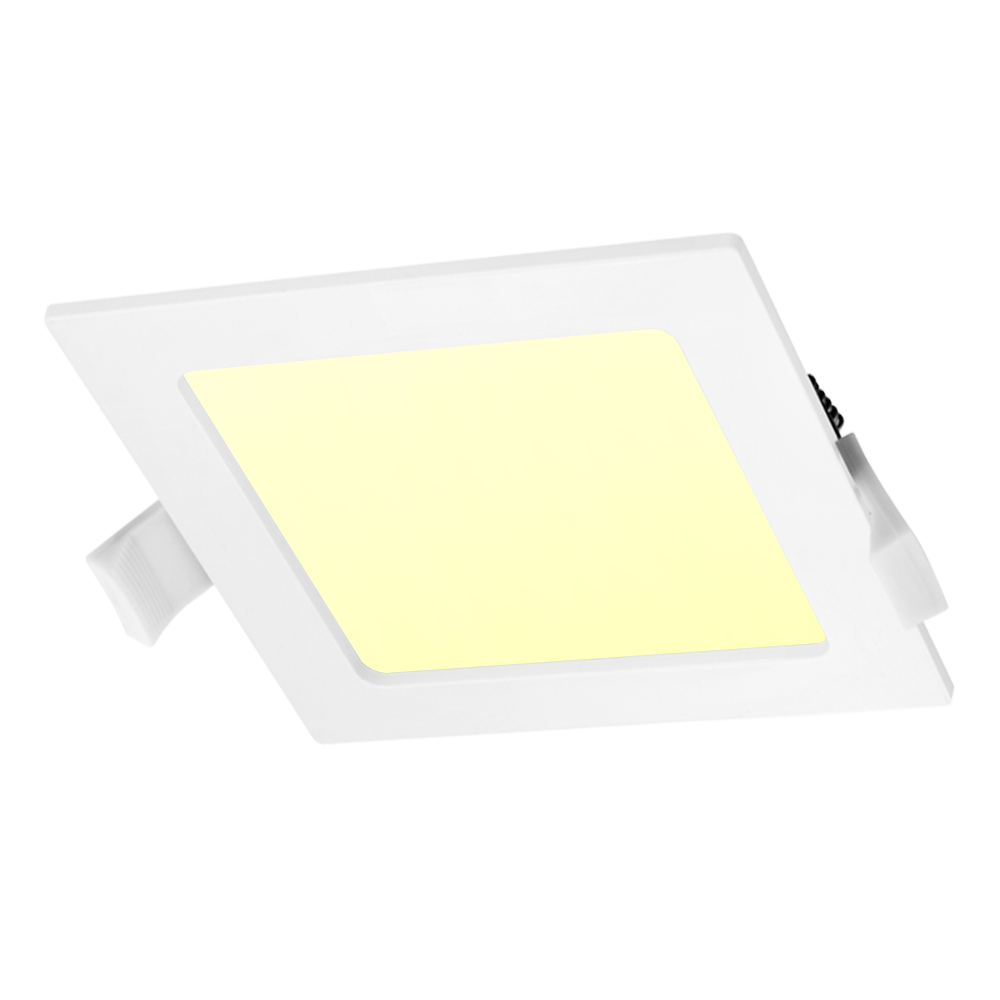LED Downlight square 6 Watt 3000K 420lm Ø105 mm